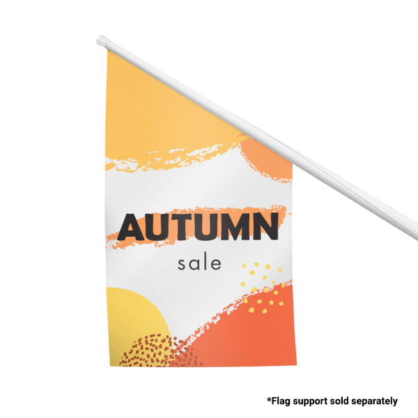 Autumn Abstract Flag – In Store Sale Signs