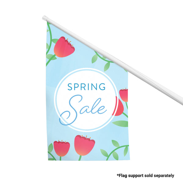 Spring Flowers Flag – In Store Sale Signs