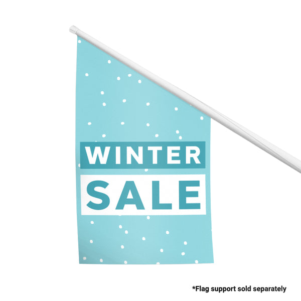 Winter Snow Flag – In Store Sale Signs