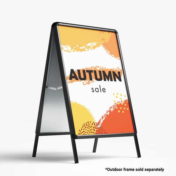 Autumn Abstract A Frame Poster Inserts – In Store Sale Signs