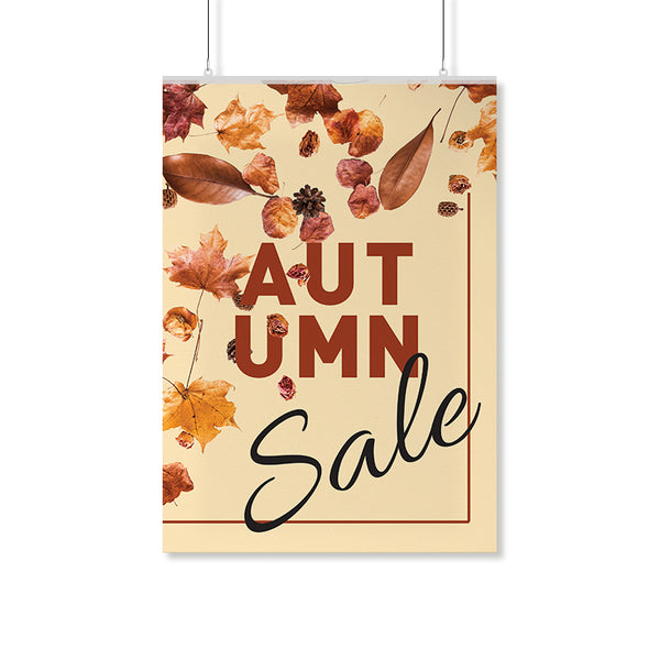 Autumn Leaves Poster – In Store Sale Signs