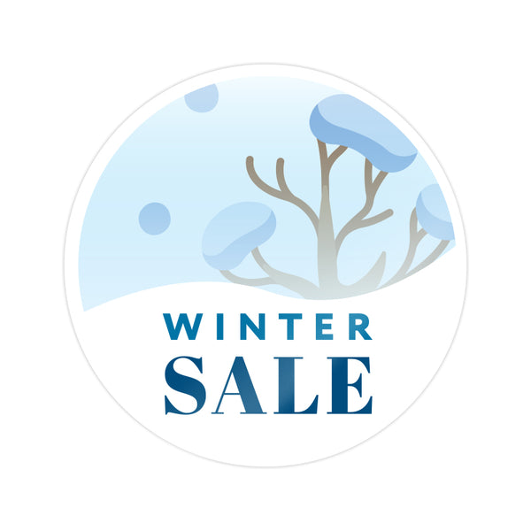 Winter Tree Window Cling – In Store Sale Signs